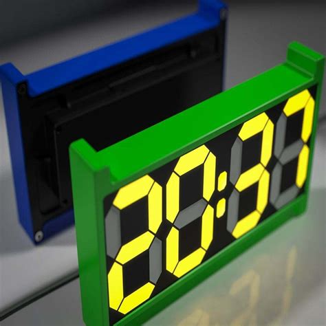 Free Stl File Retro 7 Segment Clock Te Tiny Edition 🕰️・3d Print Design To Download・cults