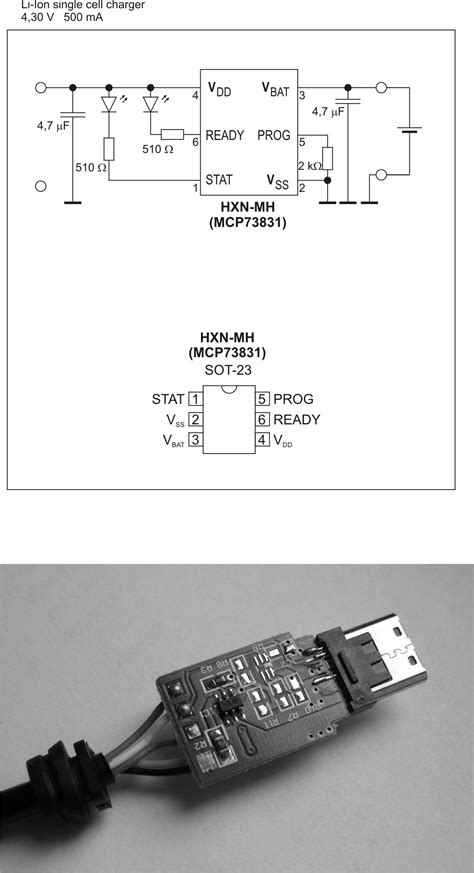 Usb Charging Cable Diagram
