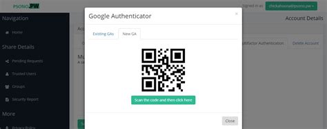 Setup Google Authenticator Psono Documentation
