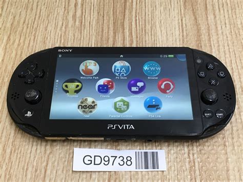 Gd9738 With Defects Ps Vita Pch 2000 Black Console Sony Japan Ebay