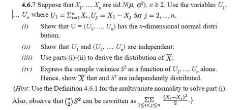 Suppose that X Xn are iid N μ σ n Use Chegg com