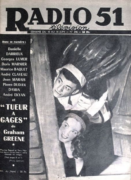 Doris Marnier Maurice Baquet Radio Télévision Magazine 10 June 1951