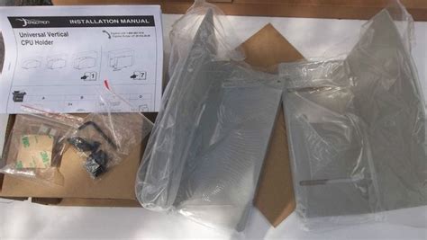 Ergotron Universal Vertical Cpu Holder Pn 80 058 180 New 100 Lb