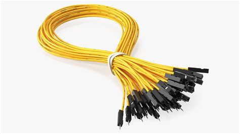 Jumper Wires Collection 3 3d Model 34 3ds Fbx Obj Ma Max C4d
