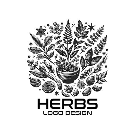 Premium Vector Herbs Vector Logo Design