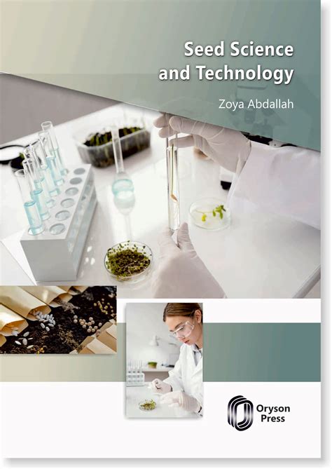 Seed Science And Technology Oryson Press