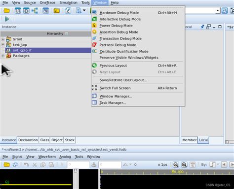 Ahb Vip为例verdi Uvminteractive Debug Mode简单使用verdi单步调试 Csdn博客