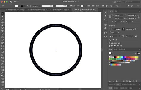 일러스트레이터 선 크기변경 시 두께 변화 방법 어반브러시