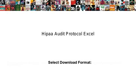 hipaa audit protocol excel pdf docdroid