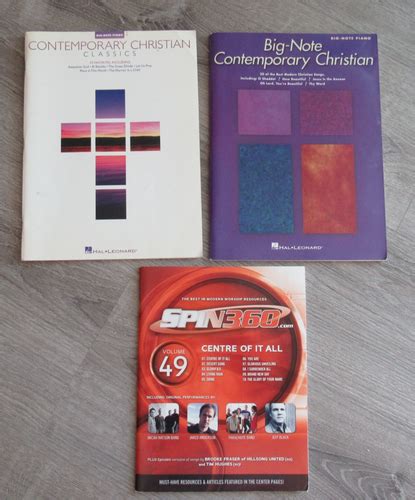 Lot Of 3 Contemporary Christian Song Books Misc Titlesauthors Ebay
