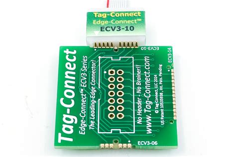 Ecv Icespi Pin Castellated Board Edge Connectors Tag Connect