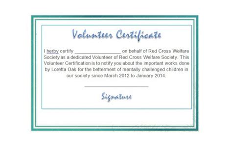 50 Free Volunteering Certificates Printabletemplates