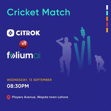 Amna Ashiq Shah On Linkedin Citrok Foliumvscitrok Cricketshowdown