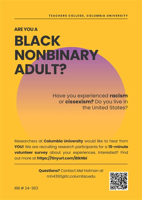 Black Nonbinary Microaggressions Research Recruitment R Nonbinary