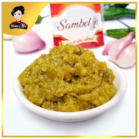 Jual Sambel Ijo Nona Ma Sambel Siap Makan Tanpa Pengawet Shopee Indonesia