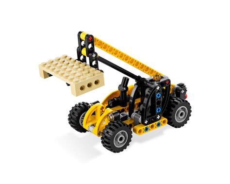 Lego Set 8045 1 Mini Telehandler 2010 Technic Rebrickable Build With Lego