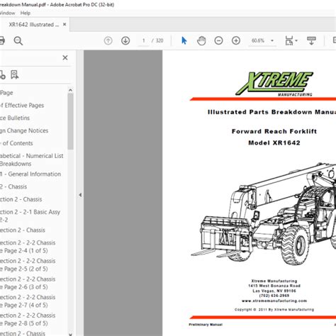 Xtreme Telehandler Xr1270 Operation And Safety Manual Pdf Download