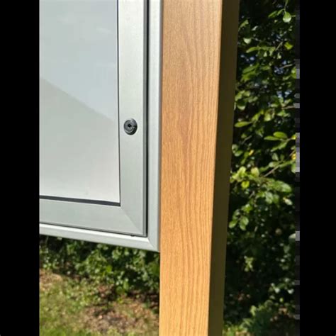 Prestige Post Mounted External Notice Board Notice Board Company Vandal Resistant Weatherproof