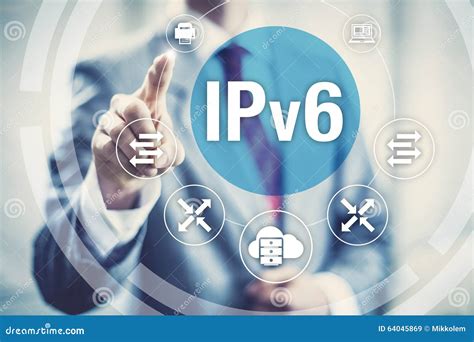 IPv6 Network Protocol Stock Image Image Of Laptop Airplane 64045869