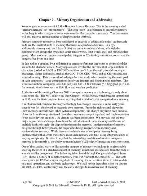 Memory Organization And Addressing Pdf Dynamic Random Access Memory Random Access Memory