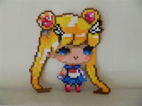 Sailor Moon Perler Bead Perler Bead Art Perler Patterns Perler Beads