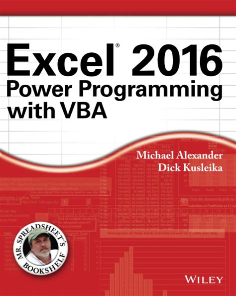Excel 2016 Power Programming With Vba Mr Spreadsheets Bookshelf
