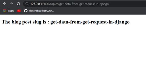 How To Get Url Parameters In Django