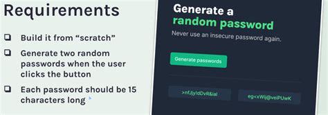 Github Cgraham74 Password Generator Allows Users To Randomly Generate 2 Unique Passwords