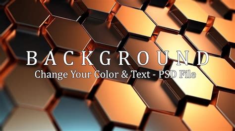 Premium Psd Luxury Abstract Hexagon Background Generative Ai