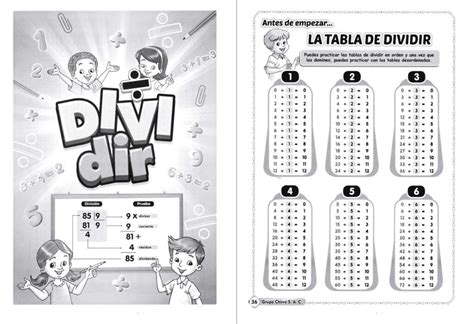 Ejercicios Y Actividades De Divisiones Los Materiales Educativos