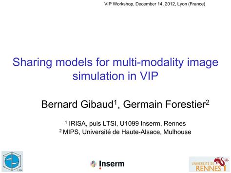 Ppt Sharing Models For Multi Modality Image Simulation In Vip Powerpoint Presentation Id