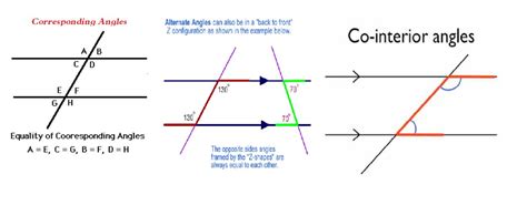 All Types Of Angles In A Transversal