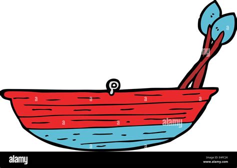 Cartoon Rowing Boat Stock Vector Image And Art Alamy