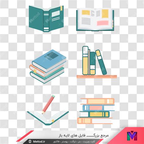 وکتور کتاب طرح 108 متد گرافیک