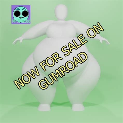 Chubby Base Mesh On Gumroad By Mrglazed On Deviantart