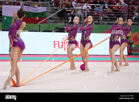 Sofia Bulgaria 16th Sep 2022 Hun Hungary Team 3 Ribbon 2 Balls