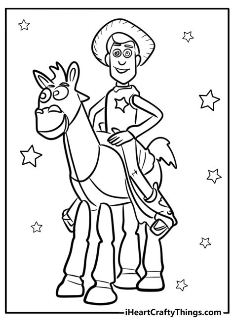 Coloring Pages Of Woody From Toy Story