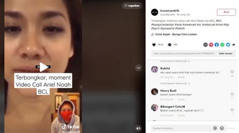 Video Call Diduga Ariel Noah Dan Bcl Bikin Heboh Percakapannya Kelewat Mesra Bibir Kamu Seksi