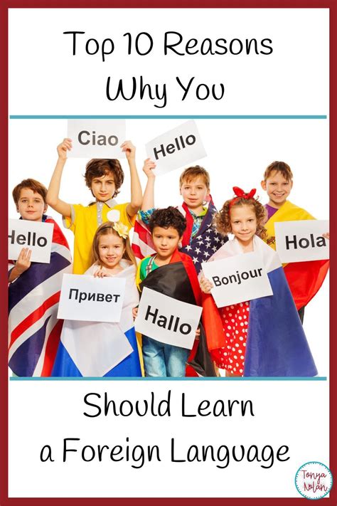 Reasons To Learn A Foreign Language Foreign Language Learning