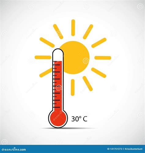 Summer Weather Line Icons Pack Cartoon Vector 185398651
