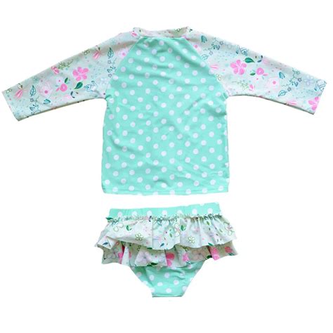 Новые купальные костюмы для маленьких девочек купальные костюмы из 4 предметов солнцезащитное