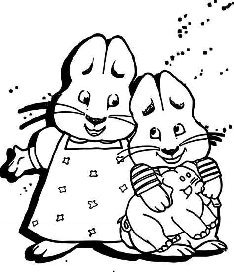 Max And Ruby Coloring Pages