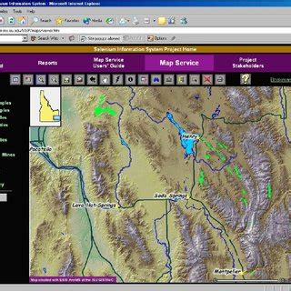 A Screenshot Of The Map Server Download Scientific Diagram