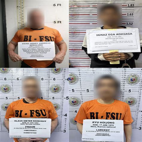 Bi Nabs Foreign Sex Tourists Alien Fugitives In Separate Ops Ptv News