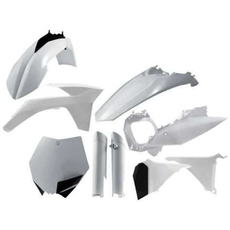 Acerbis Sx125150250 2012 Sxf250350450 2011 2012 White Plastic Kit