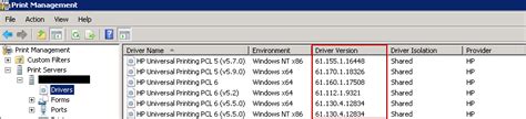Printing Grab The Printerdriver Version With Powershell 20 Stack