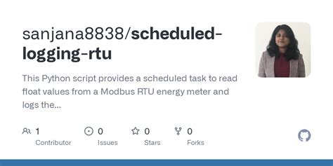 Github Sanjana Scheduled Logging Rtu This Python Script Provides A Scheduled Task To Read