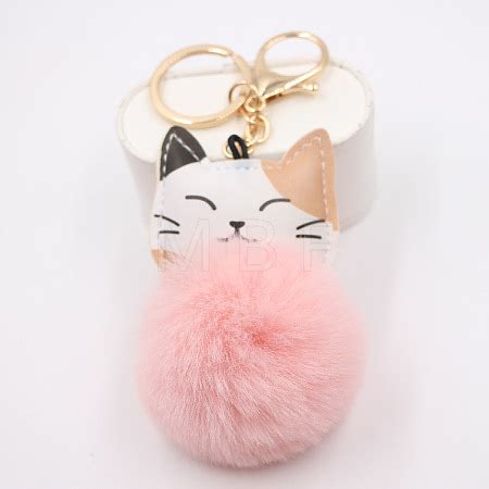 Cute Cat Keychain Plush Pendant For Bags And Wallets
