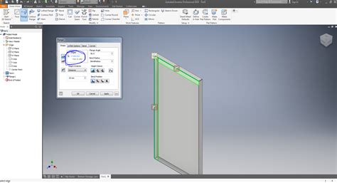 Solved Edge Selection In Sheet Metal Autodesk Community