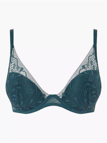 Pear Laine Passionata Thelma Plunge Bra Ming Blue Sale Last One